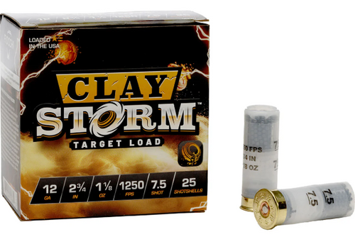 Fiocchi Clay Storm 12ga 1 1/8oz 1250fps #7.5- Case - Clay Shooters Supply