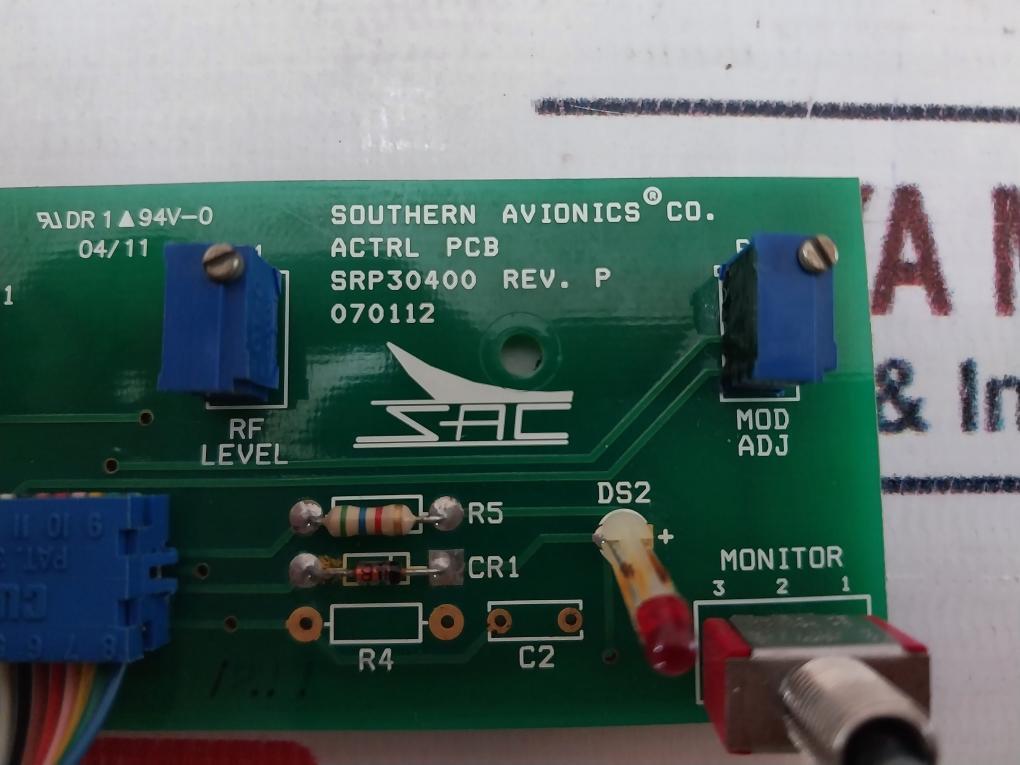 Southern Avionics Srp30400 Pcb Card