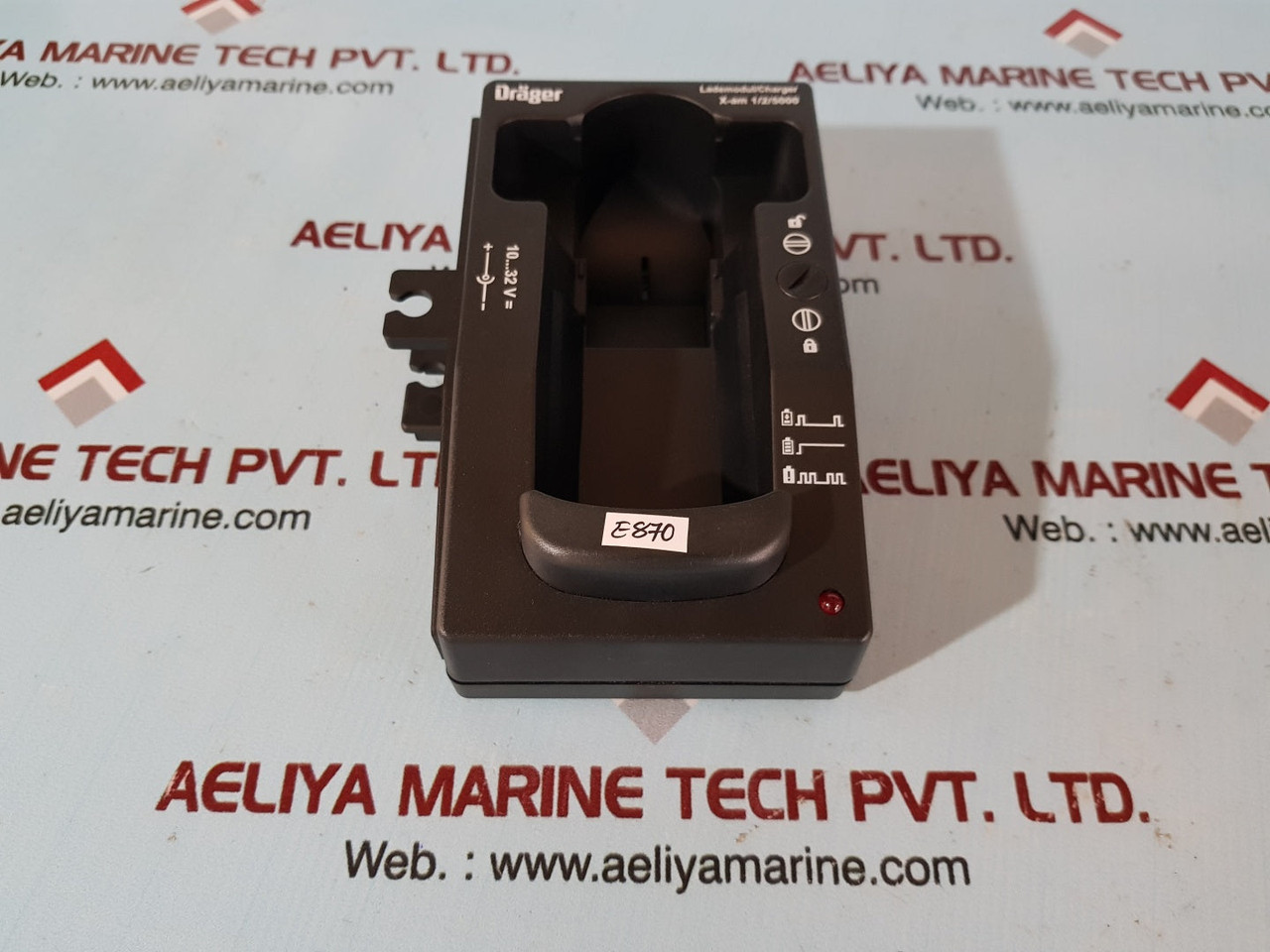 Drager x-am 1/2/5000 gas detector charger unit