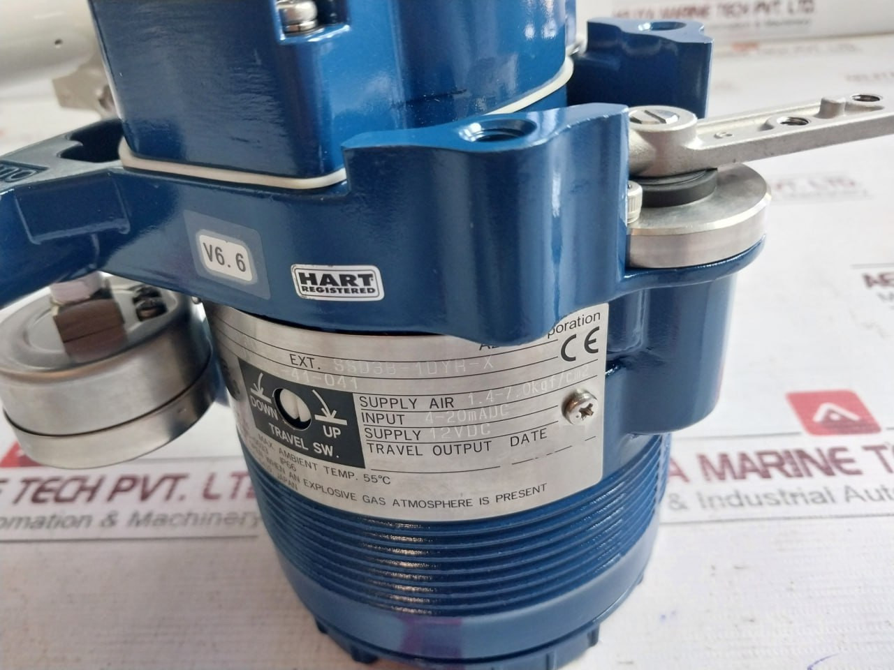 Azbil Avp302 Smart Valve Positioner With Air Regulator Kz03-2A Ip66 ...