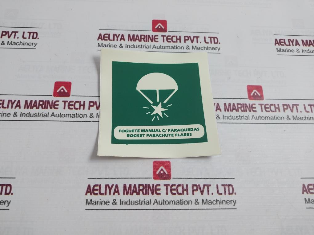 Rocket Parachute Flares Sticker