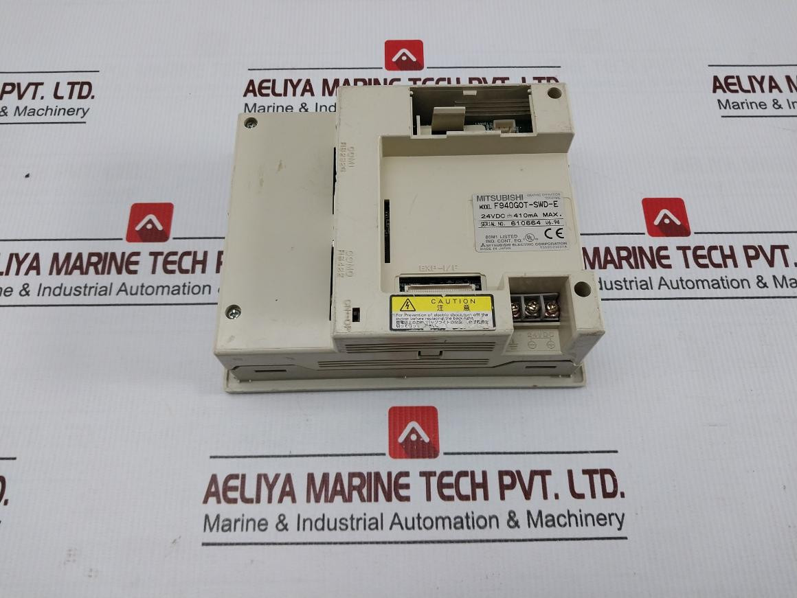 Mitsubishi F940Got-swd-e Graphic Operation Terminal 24Vdc-410Ma (Not ...