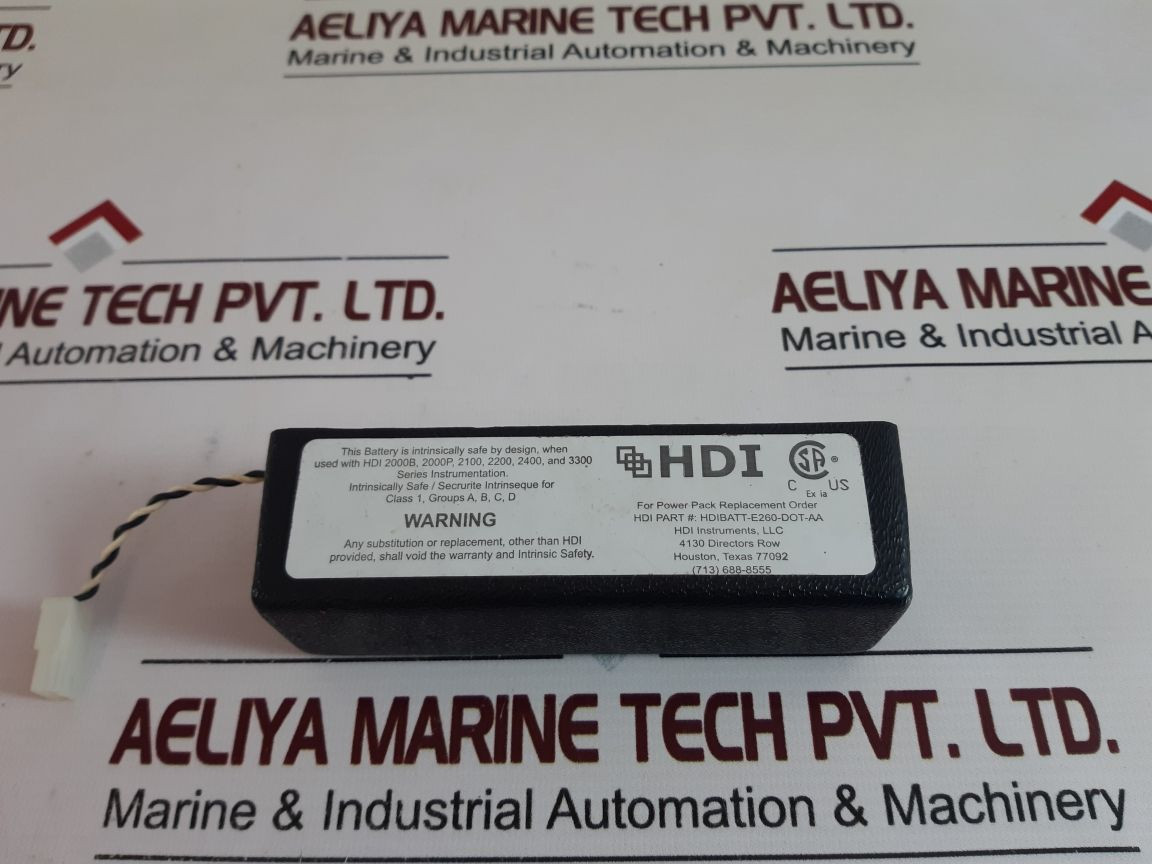 Hdi Hdibatt-e260-dot-aa Power Pack Battery