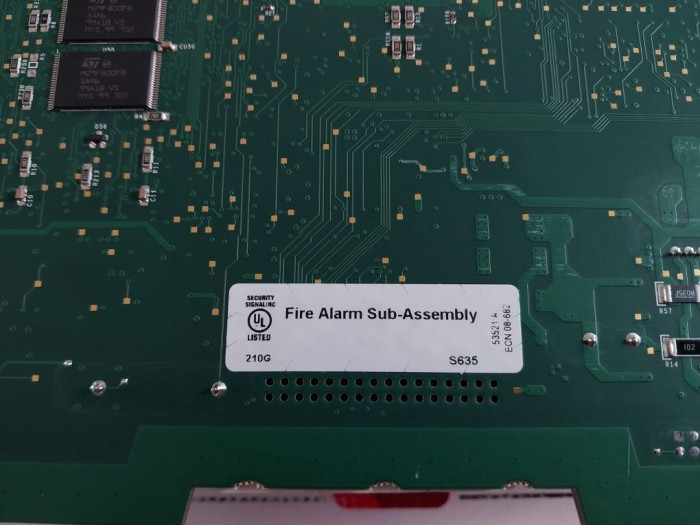 Notifier Cpu2-3030D Intelligent Control Panel