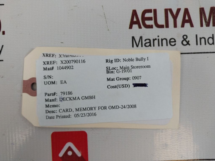 Deckma 79186 Memory Card