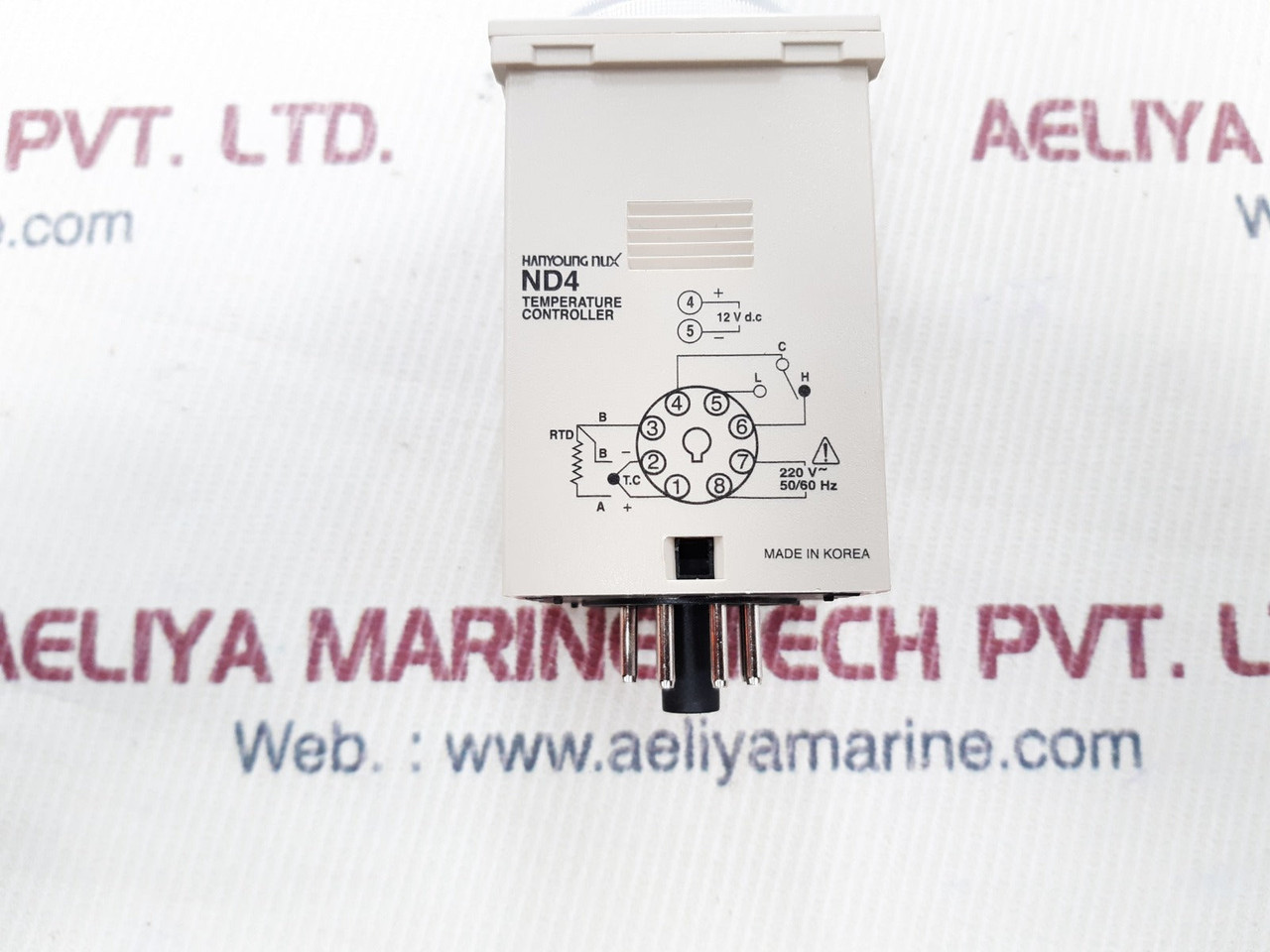 Hanyoung nux nd4_ppmr05 temperature controller