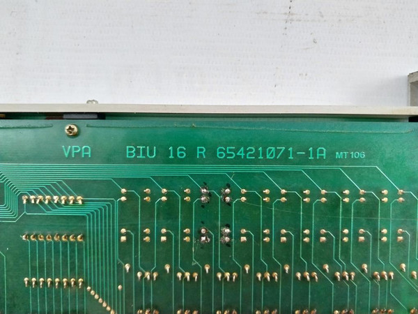 Valmet Biu 16 R Binary Input Unit Pcb M85122711 M1 Mt106 65421071-1B