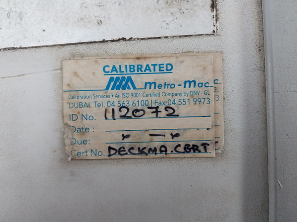 Deckma Hamburg Omd-11 Oil Monitoring Device