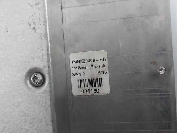 Abb 1Mrk002816-ab Bay Control Unit 1Mrk00008-hb Sw1.2 (Front Panel Only)