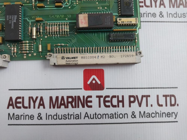 Valmet 547070-3B Cpu Pcb Module 547070-3A Mt914 M8510041 M2