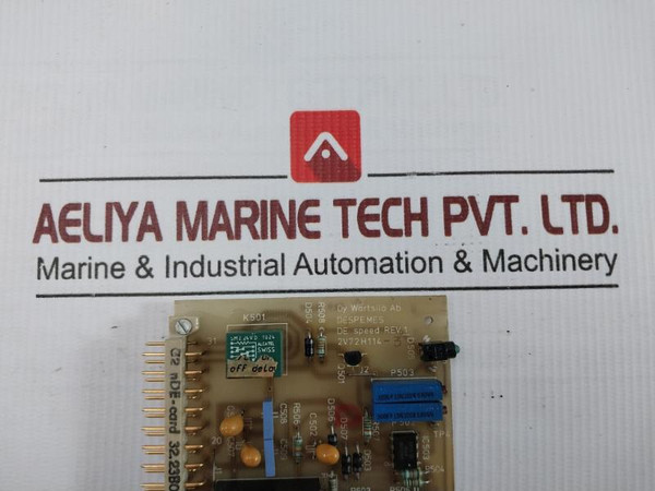 Speed Control And Measuring Circuit Board By Wartsila 2V72H114-3