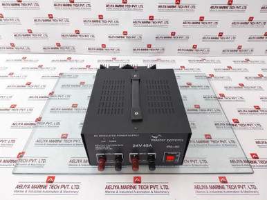 Master Systems Ps-40 Dc Regulated Power Supply 24Vdc