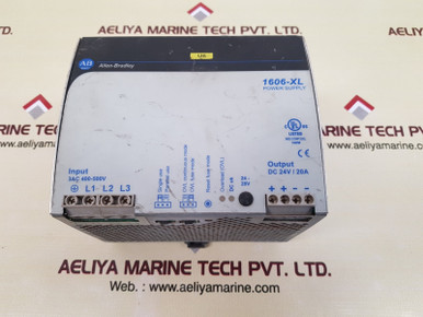Allen-bradley 1606-xl480e-3w power supply - ser b - 480w