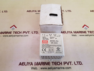 Mean Well Dr-4524 Power Supply 100-240Vac 1.5A 50/60Hz