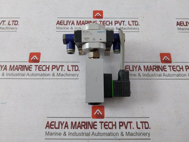 Festo Pev-1/4-b 10773 Adjustable Plc Pressure Switch 24Vdc 250Vac