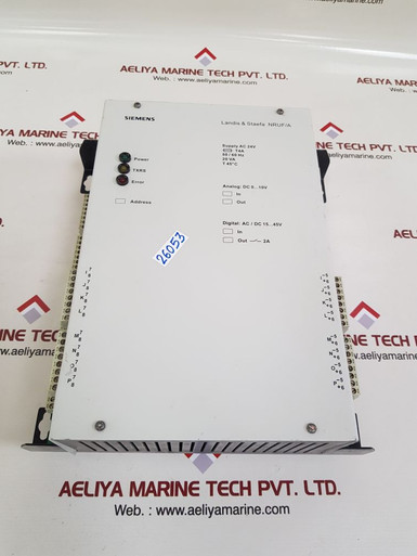 Siemens Landis & Staefa Nruf/A Bms Controller Ac/Dc 15-45V, Supply Ac 24V