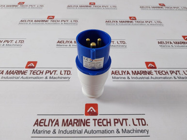 Total 013 Dust Proof Plug Ip44 16A-6H/220-250V~, Iec309-2