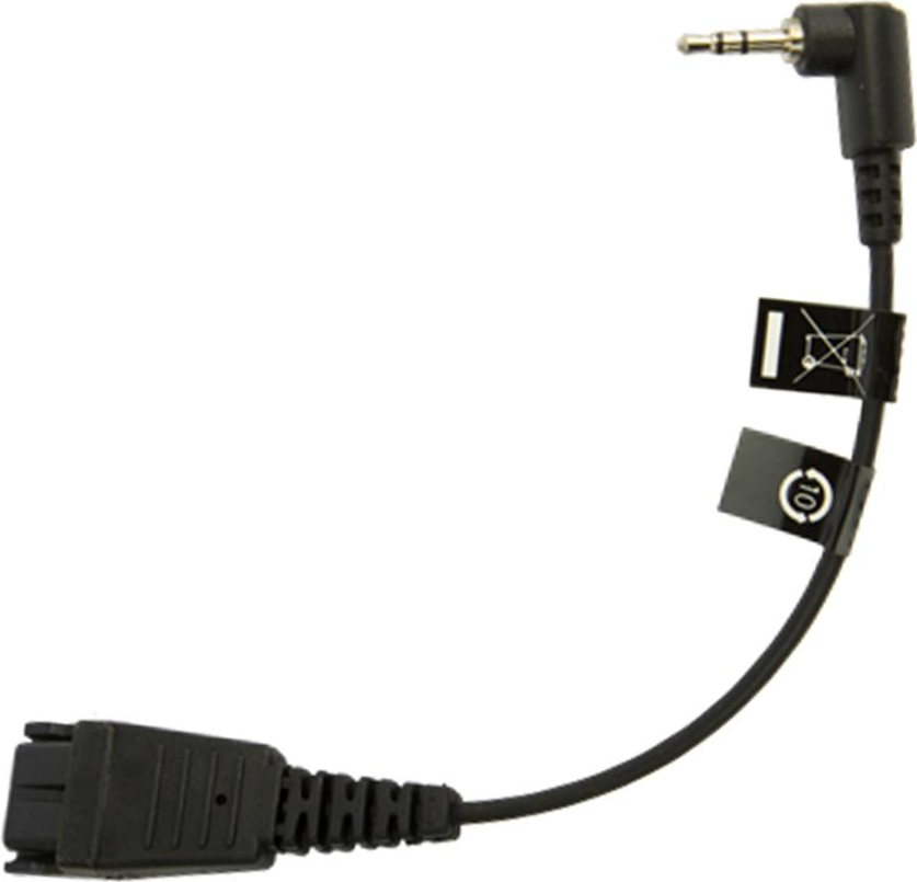 QD Cord to 3.5mm plug without call controller