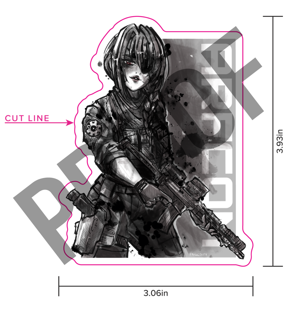 Waifu Sticker