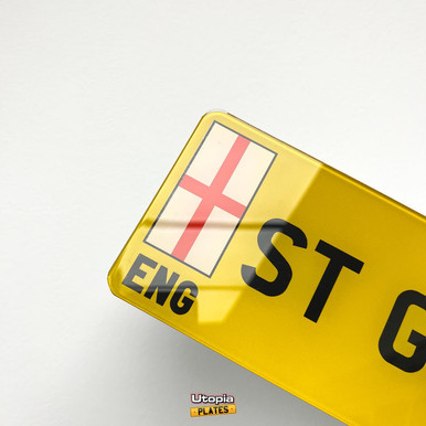 St George's Flag Number Plates
