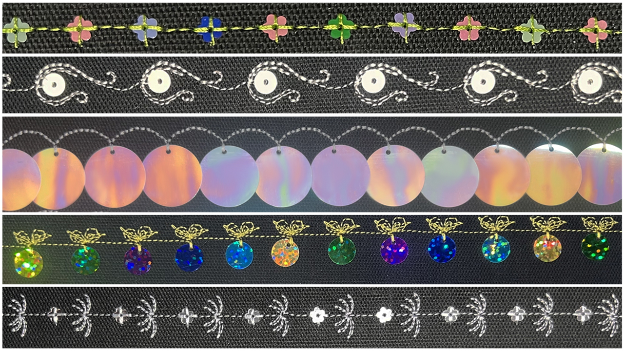 Sequin Embroidery with a Sewing Machine - SequinsUSA