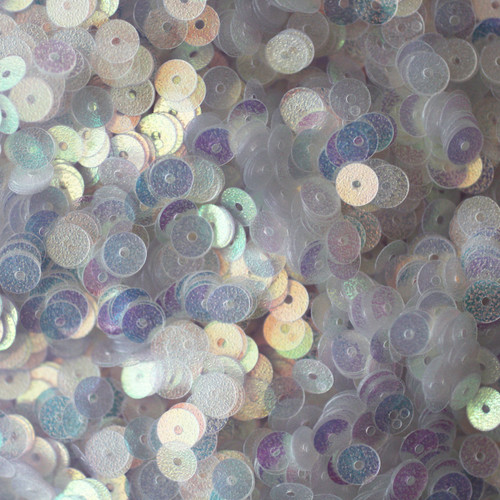 5mm Sequins Bronze Crystal Moonbeam Luminescent - SequinsUSA