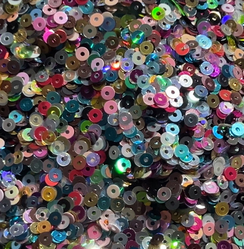 3mm Sequin Mix Assorted Colors and Finishes - SequinsUSA