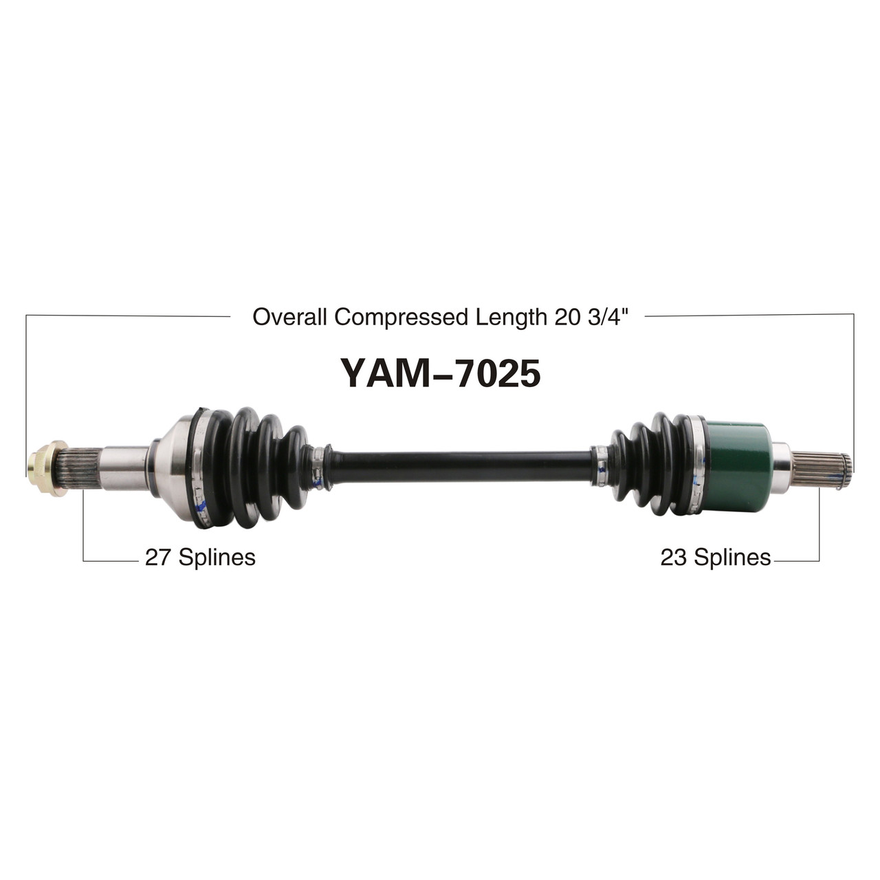 Wide Open Yamaha Complete Axle YAM-7025 - J&M ATV/UTV Supply of TN, Inc