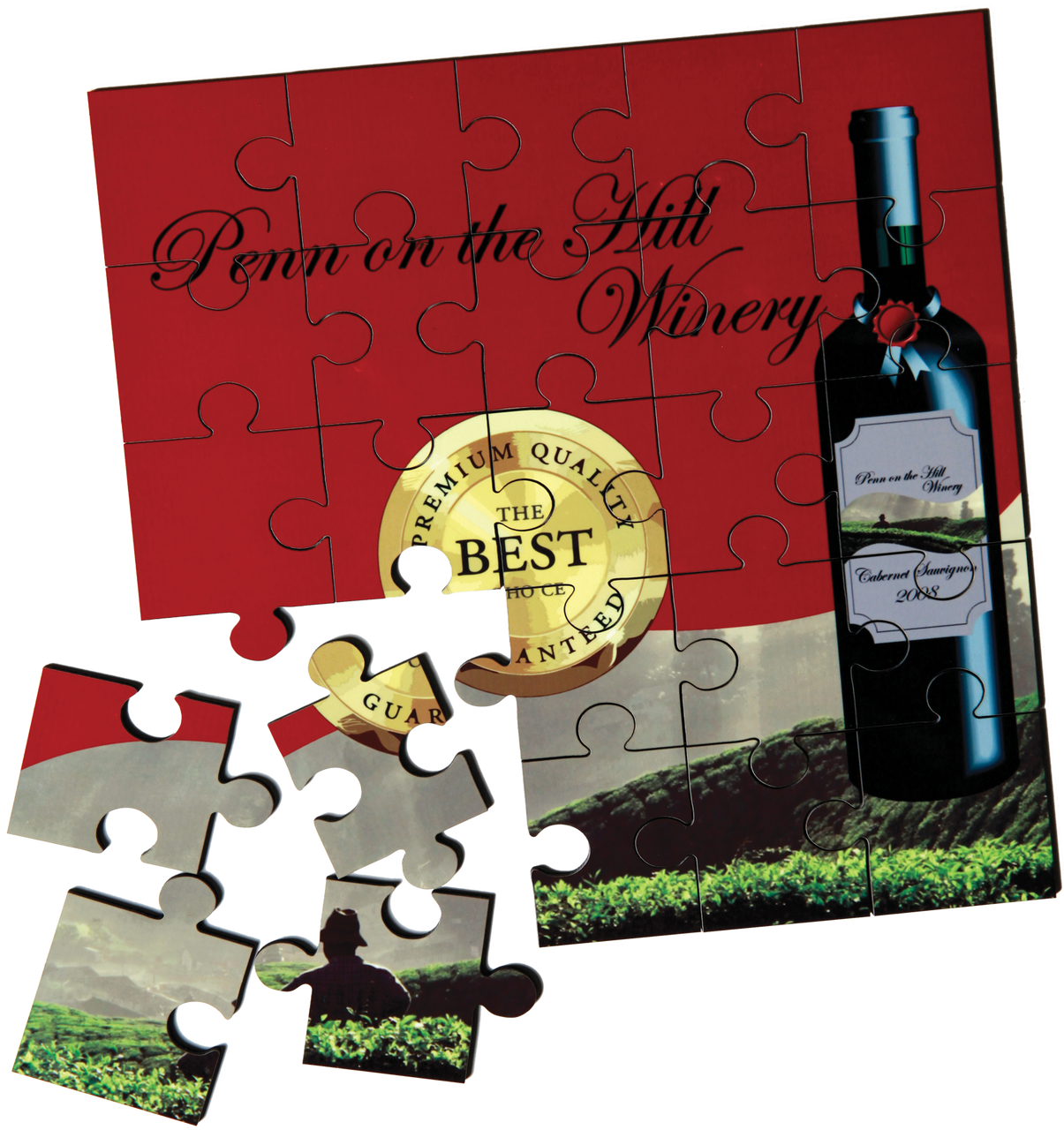 Custom Square 25 Piece Puzzle | MileHighLaserEngraving