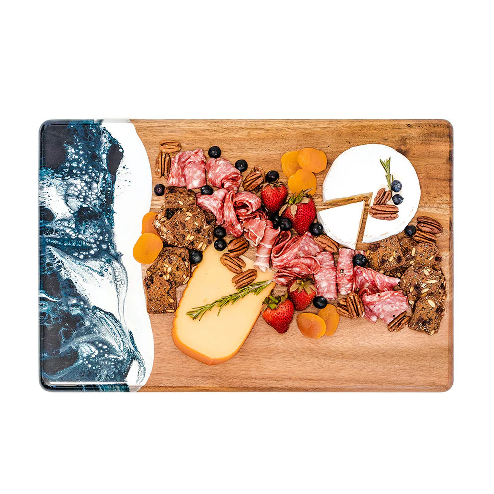 Small Bread Board | Navy|White|Metallic - Engraved Gifts by Mile High ...
