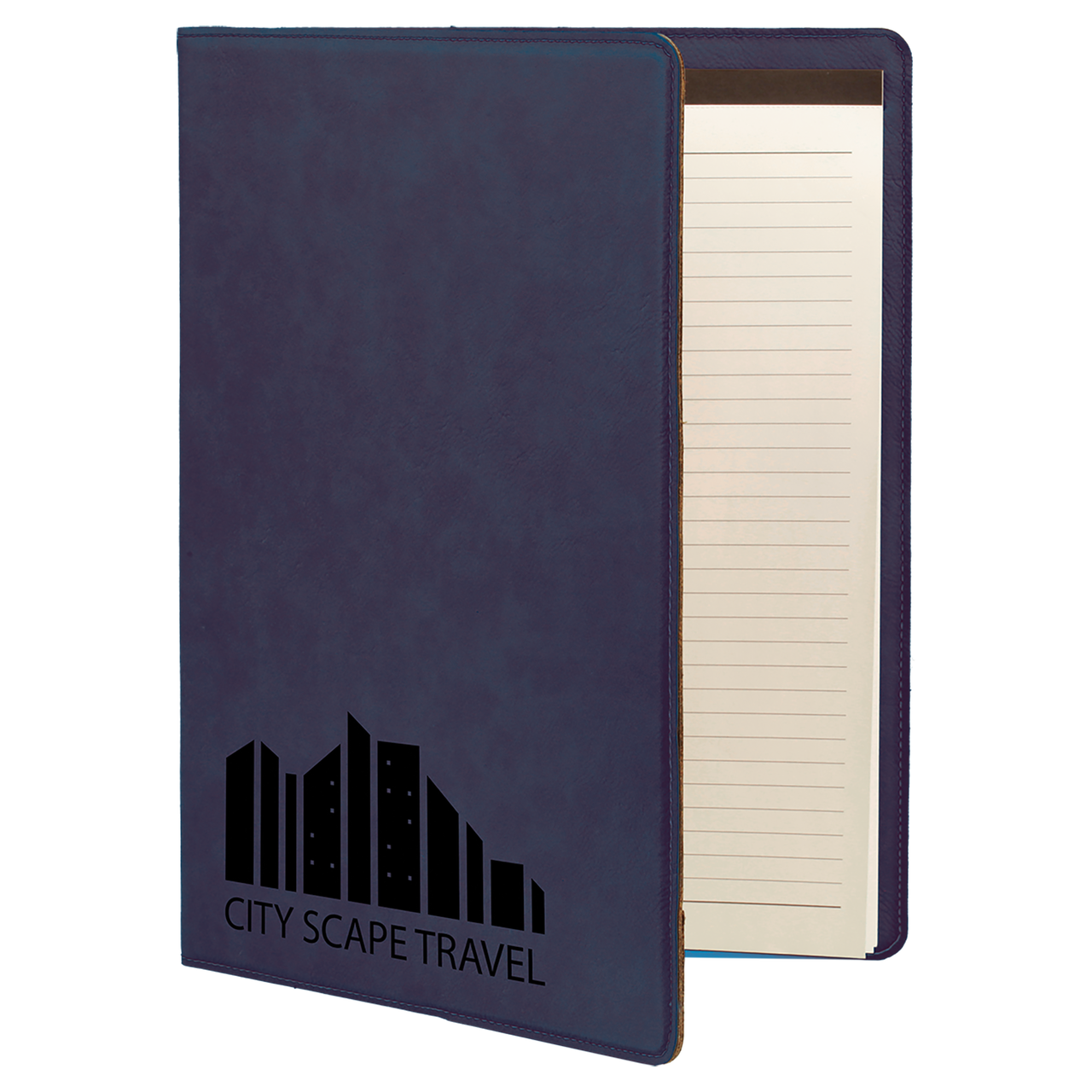 Engraved Portfolio | Blue Personalized Business Portfolio