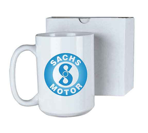 White Sublimatable 15 OZ Ceramic Mug Hip Flask | MileHighLaserEngraving
