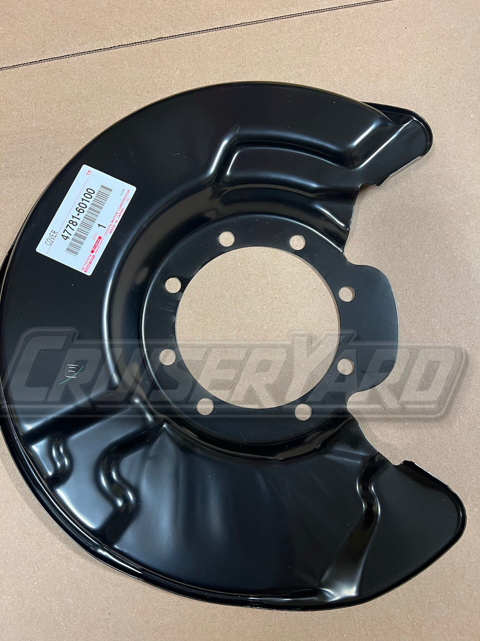 New Toyota Land Cruiser Set of OEM Left & Right Front Backing Plates ...