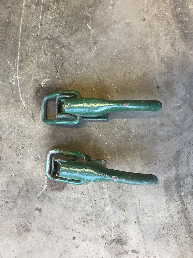 40 Series, Early Interior Windshield latch latches (Pair) - CruiserYard