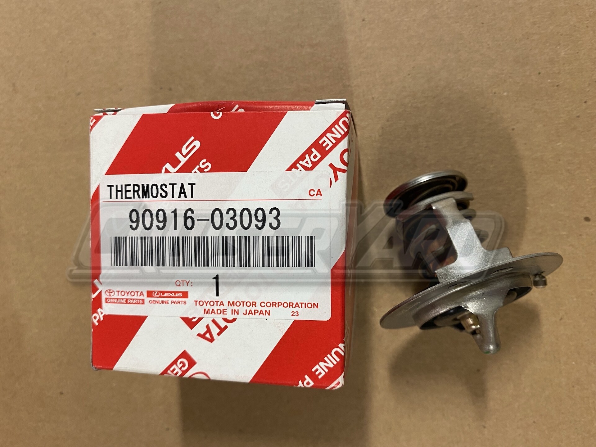 New OEM Toyota 4Runner Hilux Tacoma Thermostat 90916-03093 - CruiserYard