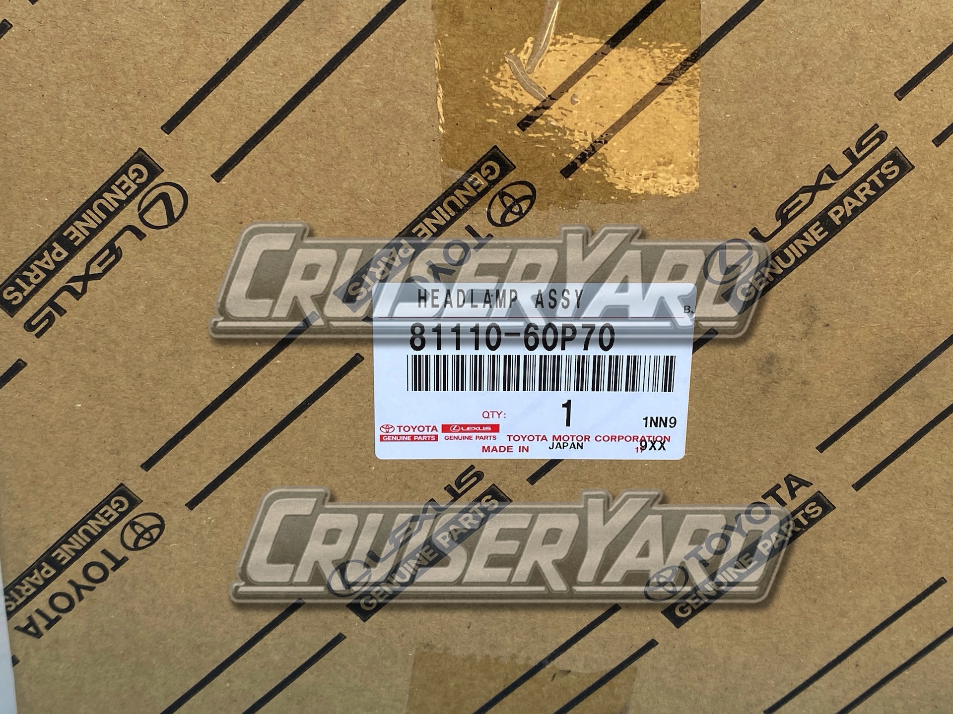 New Toyota Land Cruiser OEM Headlight Conversion Assembly FJ40 FJ60 ...