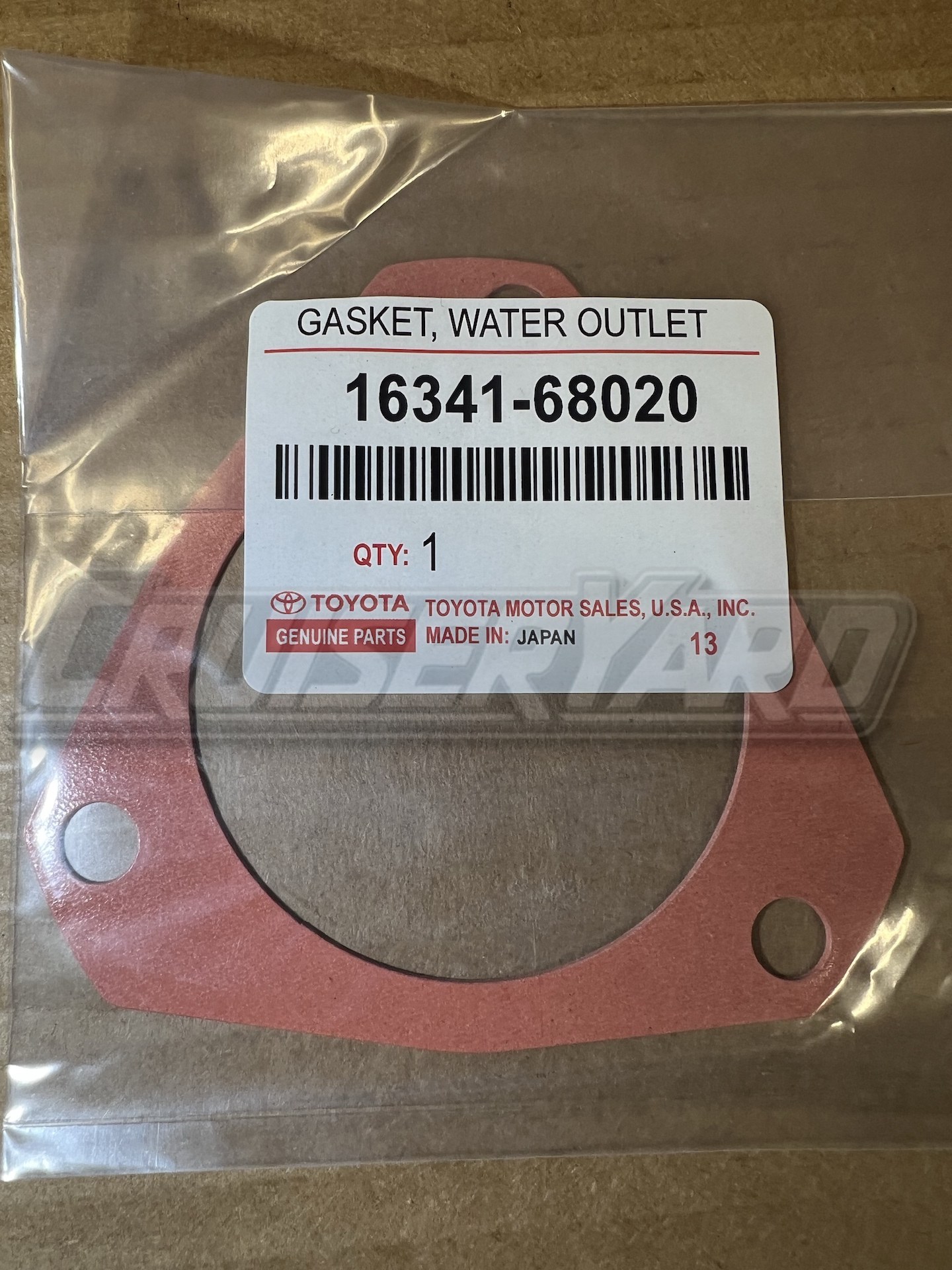 New Toyota Land Cruiser OEM 2H Thermostat Gasket 16341-68020 - CruiserYard