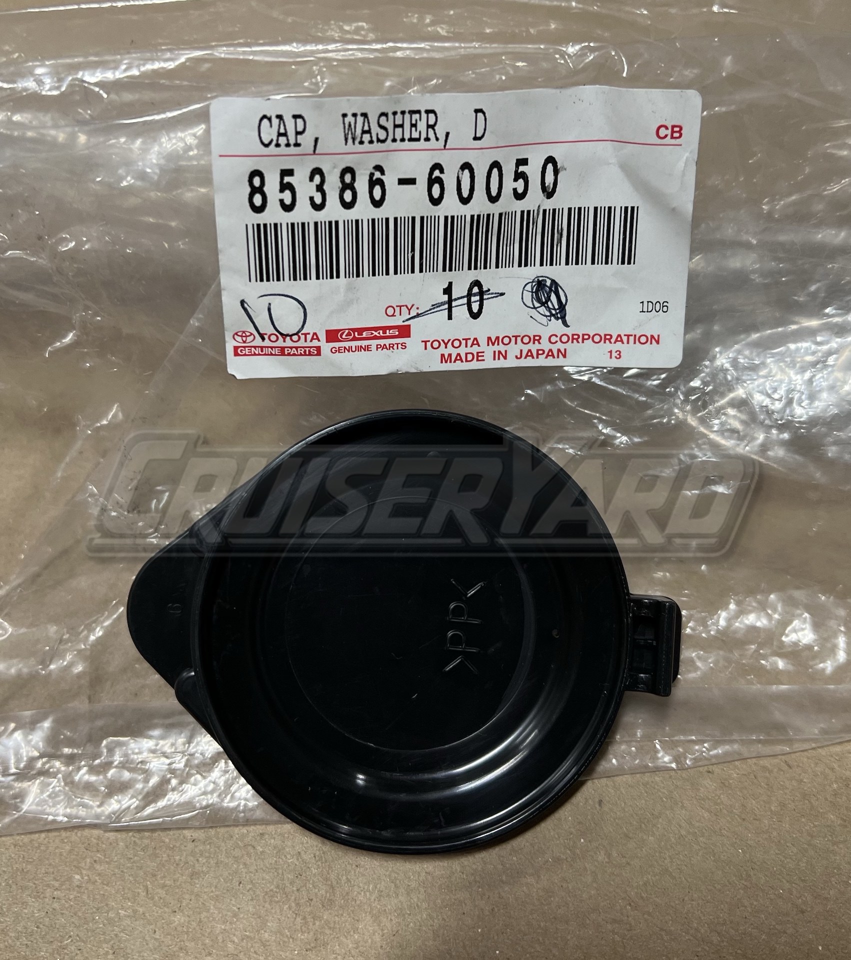 New Toyota OEM FJ Corolla Highlander Windshield Wiper Jar Cap 85386-60050