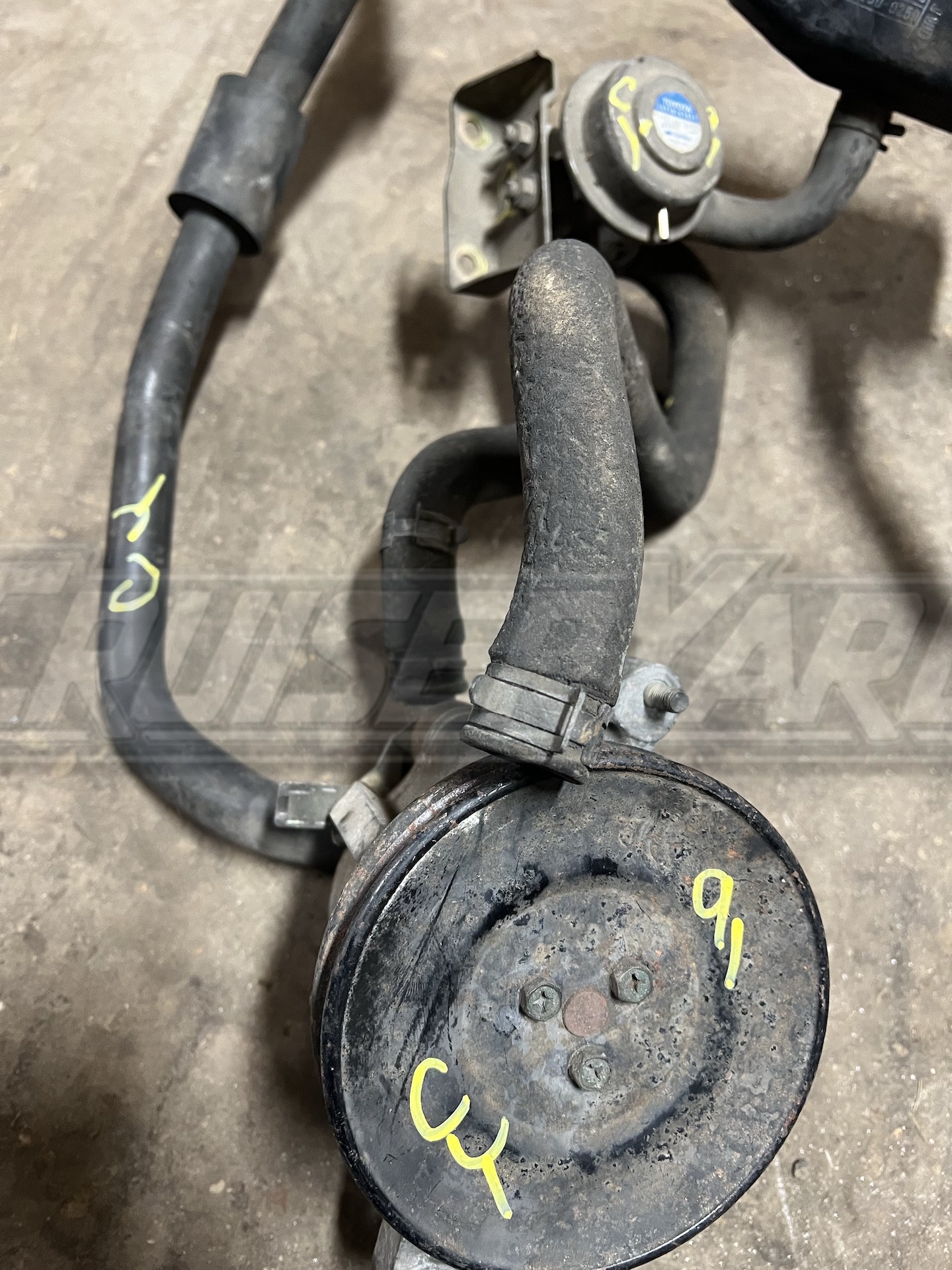 Toyota Land Cruiser FJ80 3FE Air Switching Valve Smog Pump Hoses 25710 ...