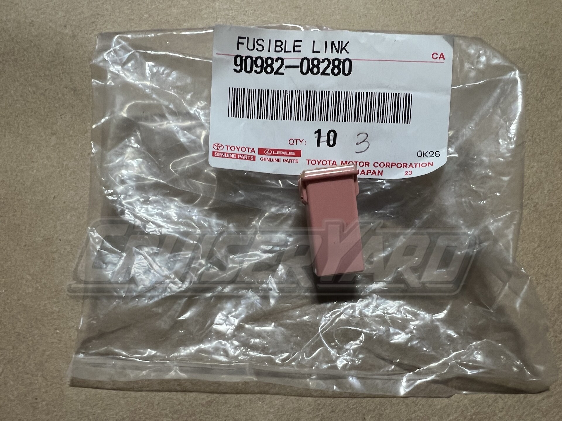 New Toyota Tundra 4Runner Tacoma OEM 30A Fusible Link 90982-08280