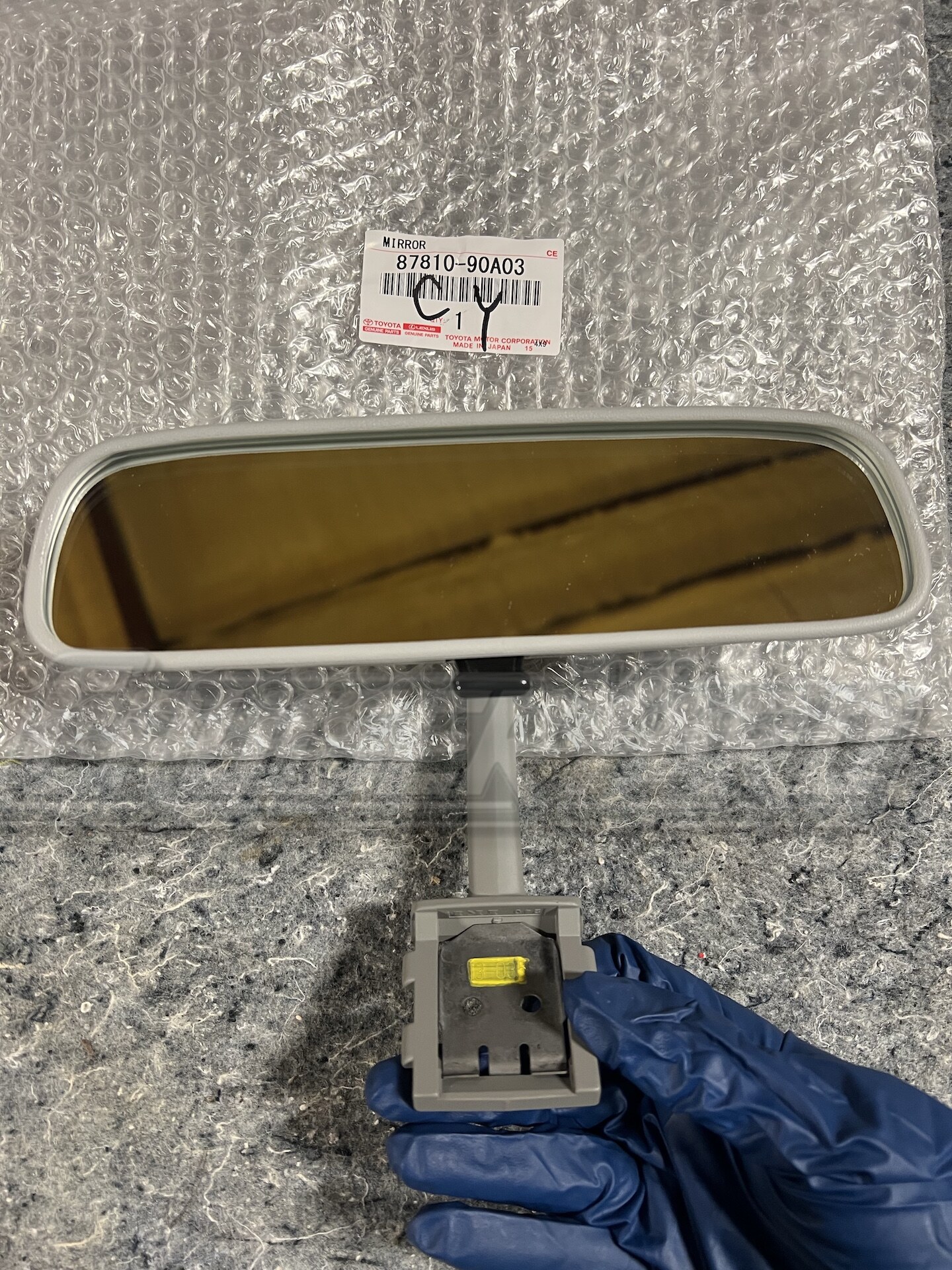 New Toyota Land Cruiser FJ60 FJ62 OEM Rearview Mirror Kit 87810-90A03 ...