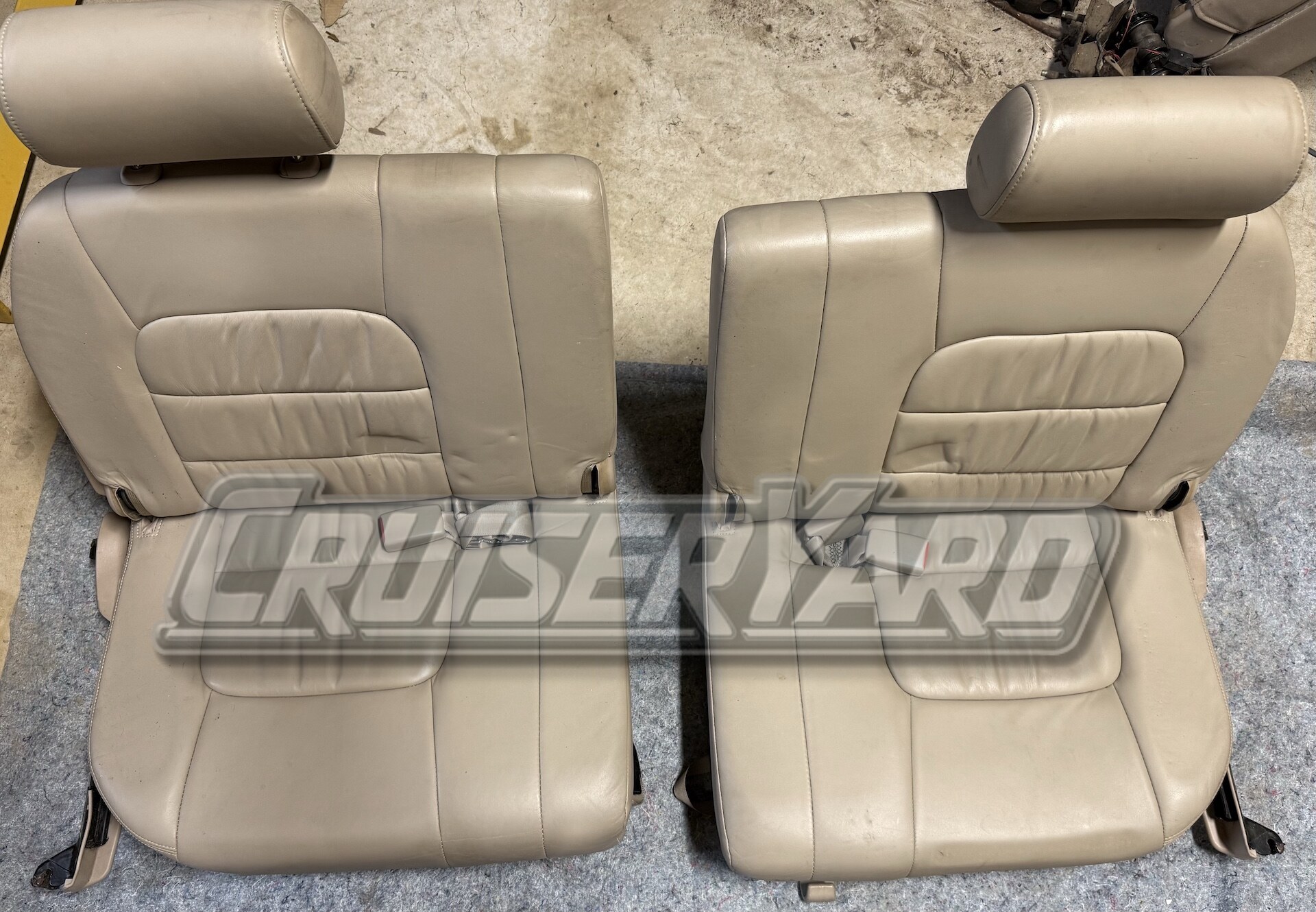 Toyota Land Cruiser UZJ100 LX470 OEM Tan Leather Third Row Seats ...