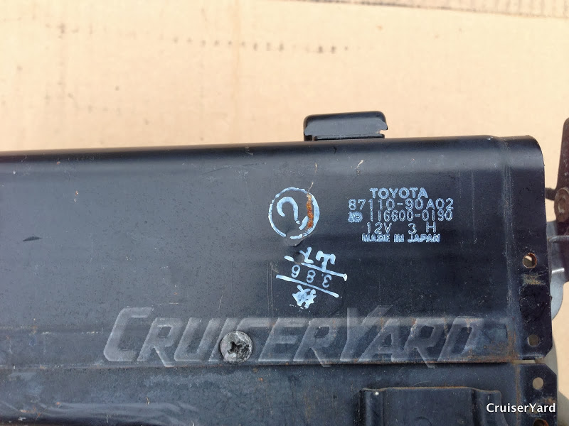 Toyota Land Cruiser FJ62 Rear Heater 87110-90A02 - CruiserYard