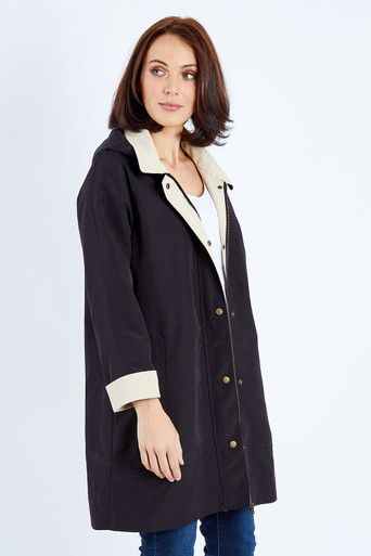Two Tone Aline Raincoat With Detachable Hood | PRET-S302108W21 | Pretty ...