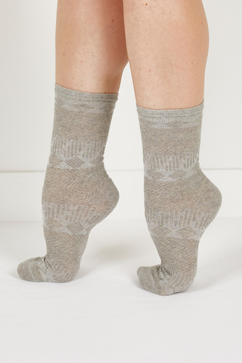 Luca Geo Jacquard Crew Sock | LEV-LELUCJACSK | Levante | birdsnest ...