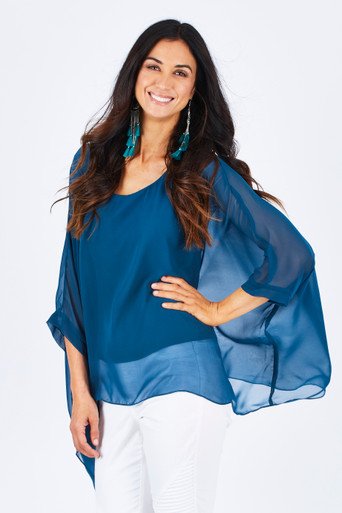 Preloved boho bird Easy Peasy Throw Top | birdsnest rehatched