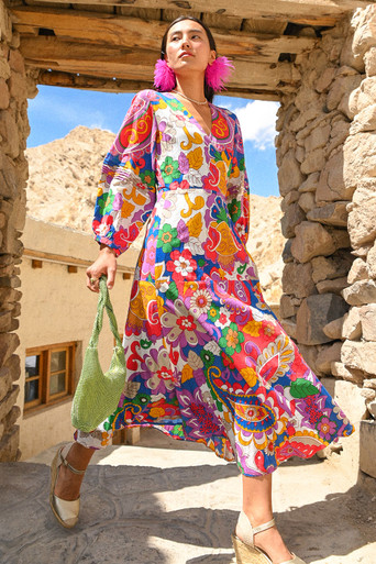 Rhodes Dress | BOO-SS23DR23 | Boom Shankar | birdsnest Australia