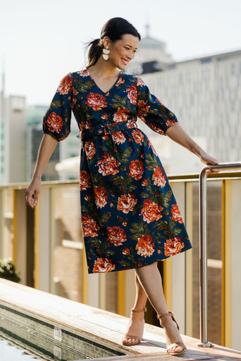 Preloved bird by design The Belted Cotton Stretch Dress | birdsnest ...