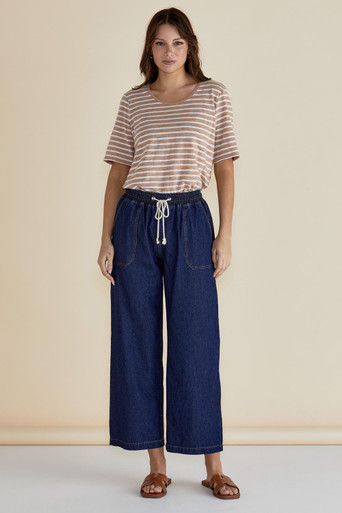 Drapey Denim Jogger | BET-BB8359 | Betty Basics | birdsnest Australia