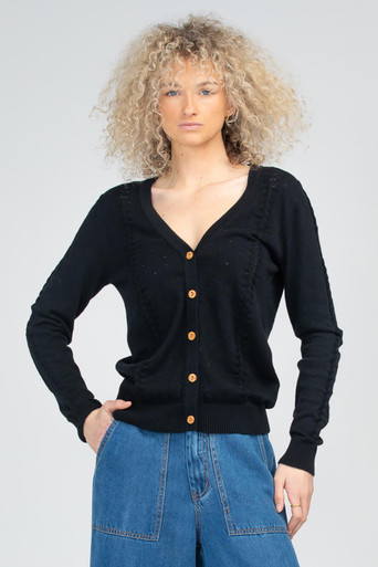 Lora Cotton Cardigan | BOO-AS-CR05-01 | Boom Shankar | birdsnest Australia
